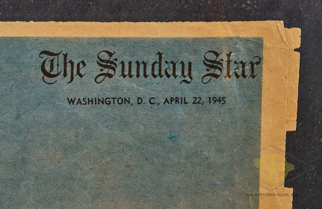 AMAZING Newspaper Page Signed by Ira Hayes and Rene Gagnon, Iwo Jima F ...