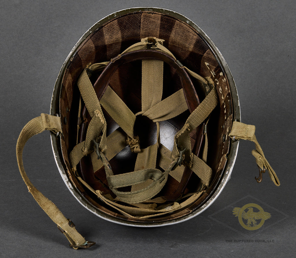 WWII US M1 Helmet with Paratrooper Liner – The Ruptured Duck, LLC