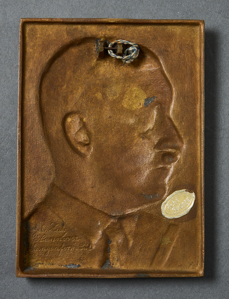 German WWII Bronze Plaque of Hitler – The Ruptured Duck, LLC