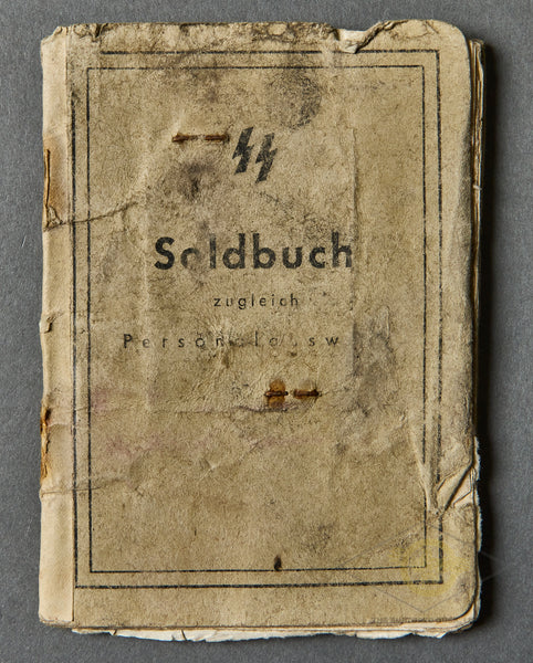 Late WWII SS Soldbuch with Extras – The Ruptured Duck, LLC