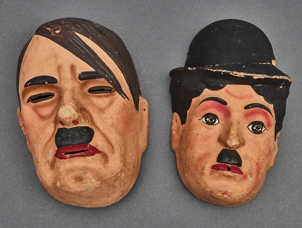 WWII era Hitler and Charlie Chaplin Masks – The Ruptured Duck, LLC