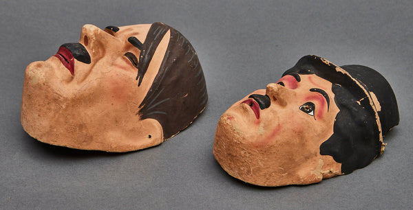 WWII era Hitler and Charlie Chaplin Masks – The Ruptured Duck, LLC