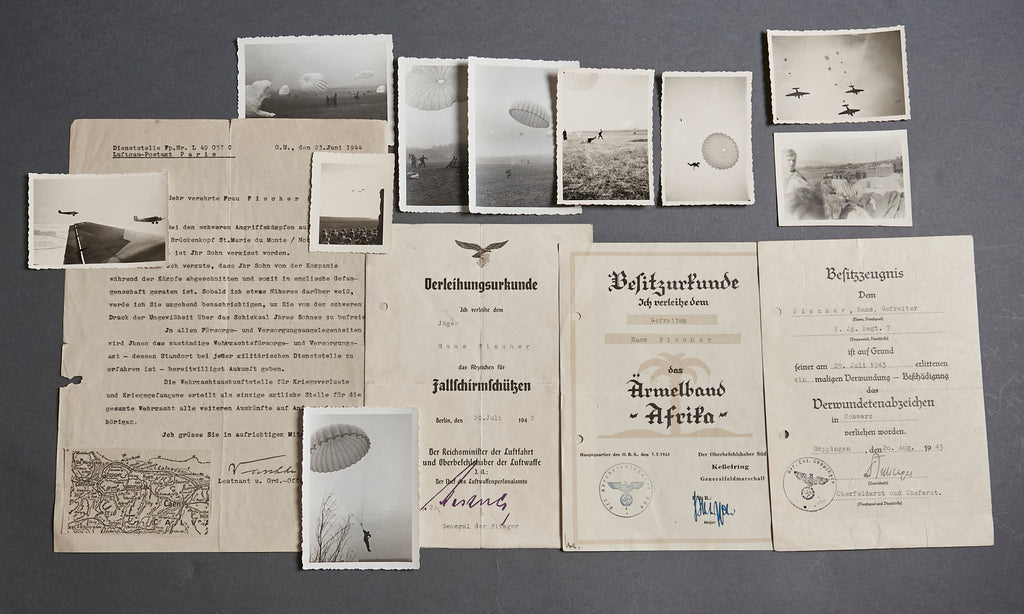 Interesting Photo and Document Grouping for Luftwaffe FJR6 Paratrooper ...
