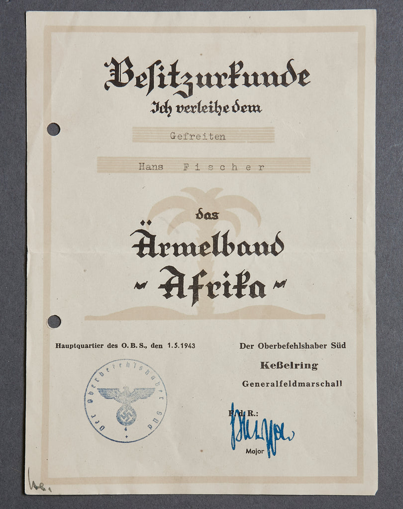 Interesting Photo and Document Grouping for Luftwaffe FJR6 Paratrooper ...