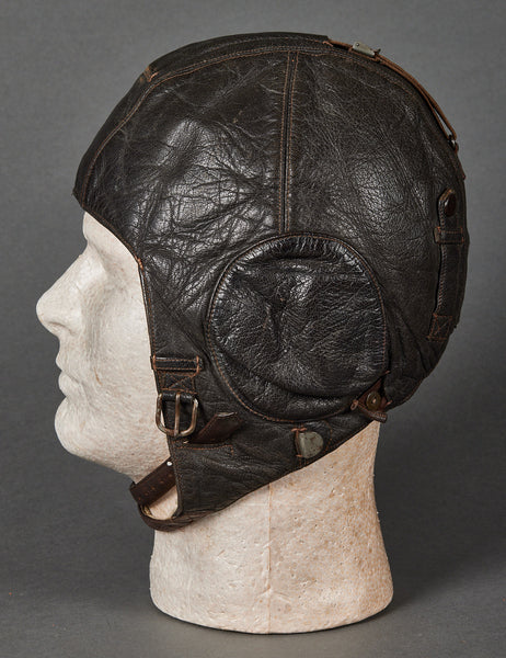 WWII German Luftwaffe Flight Crew Leather Cap – The Ruptured Duck, LLC