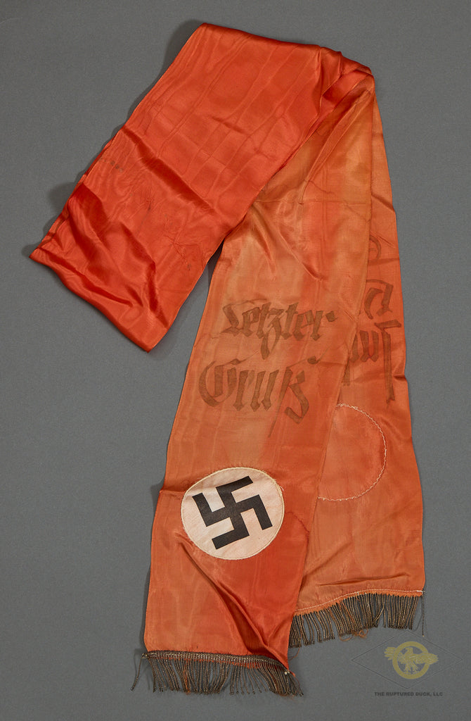 German WWII Funeral Sash for a Hitler Youth Official – The Ruptured ...