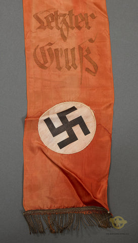 German WWII Funeral Sash for a Hitler Youth Official – The Ruptured ...