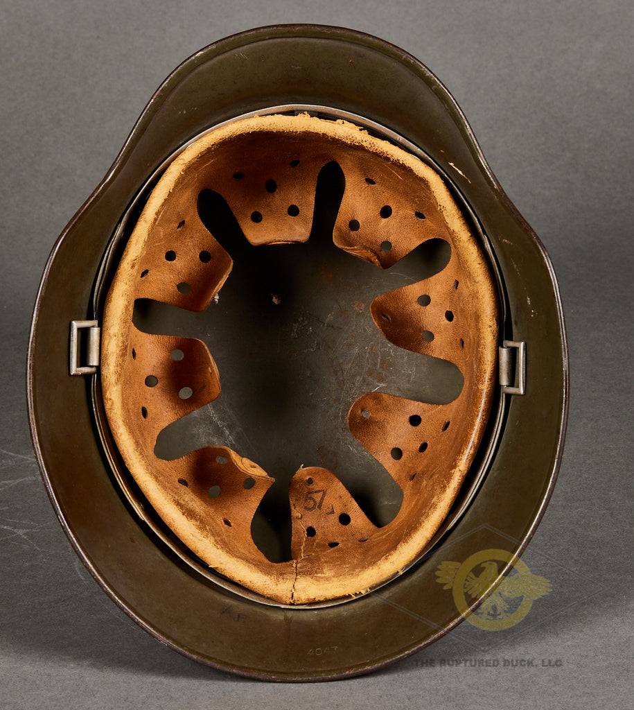 WWII German Army Model 1935 Double Decal Helmet – The Ruptured Duck, LLC