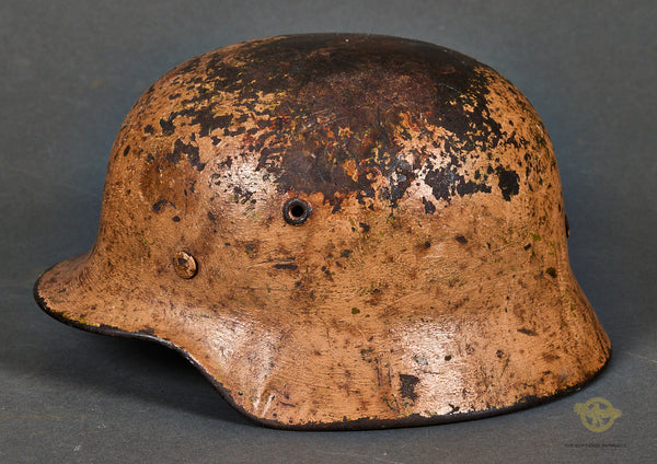 WWII German DAK Camouflage Model 1940 Helmet – The Ruptured Duck, LLC