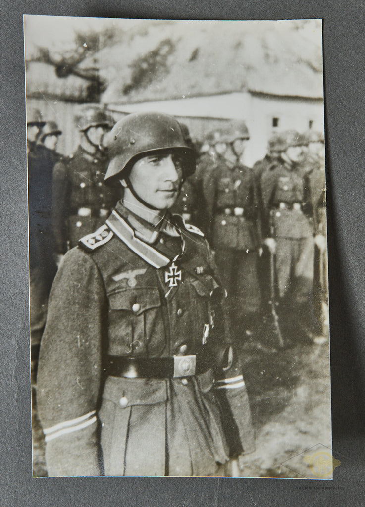 German WWII Signed Photo of Knights Cross Winner Josef Niemietz – The ...