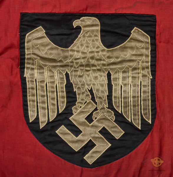 German WWII Regimental Trumpet Banner for the Town of Butzbach, German ...