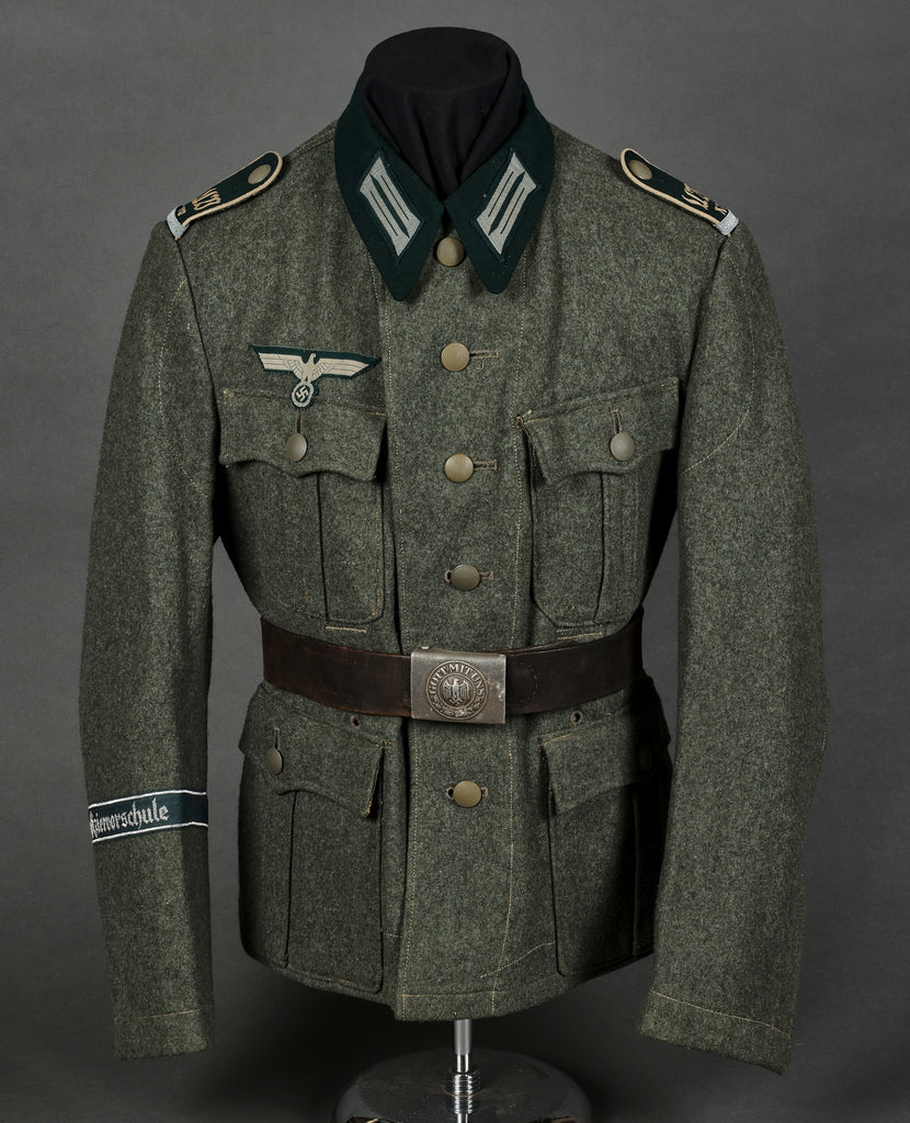 WWII German Model 1942 Army Tunic for “Unteroffiziervorschule” – The ...