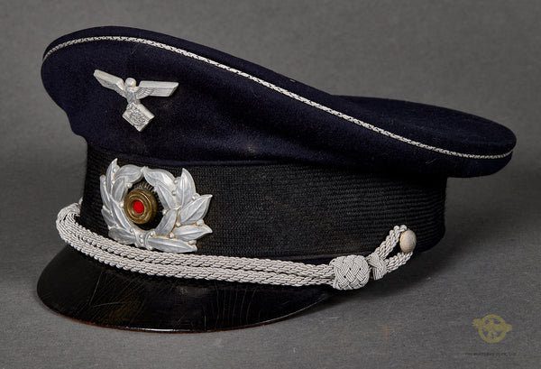 Rare, WWII German TeNo Officer’s Visor Cap – The Ruptured Duck, LLC