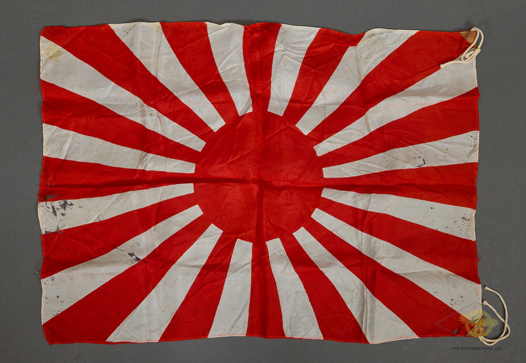 WWII Japanese Army Rising Sun Silk Flag – The Ruptured Duck, LLC
