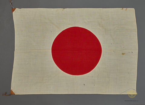 WWII Japanese Hinomaru “Meatball” Flag – The Ruptured Duck, LLC