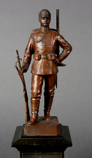 Large Early Imperial German Military Presentation Statue – The Ruptured ...