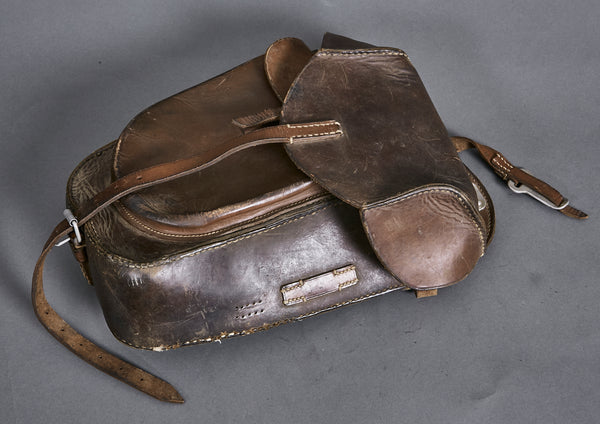 German WW2 Heavy Leather Saddle Bag – The Ruptured Duck, LLC