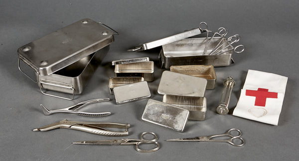 German Military “Truppen-Besteck” Field Surgery Kit – The Ruptured Duck ...